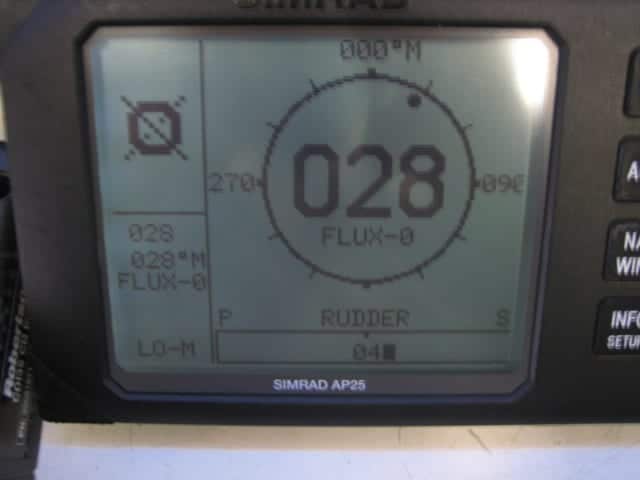 Simrad AP25 Autopilot Control Head ~ 2208781-New LCD-Excel. Condition ...