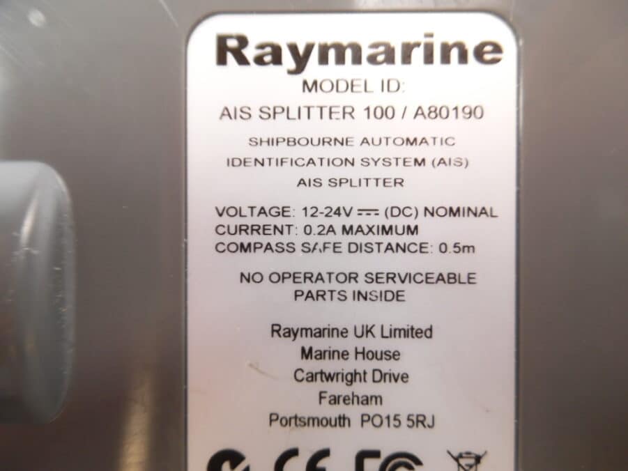 Raymarine AIS Splitter 100 Module ONLY - A80190 - Good Condition TESTED ...