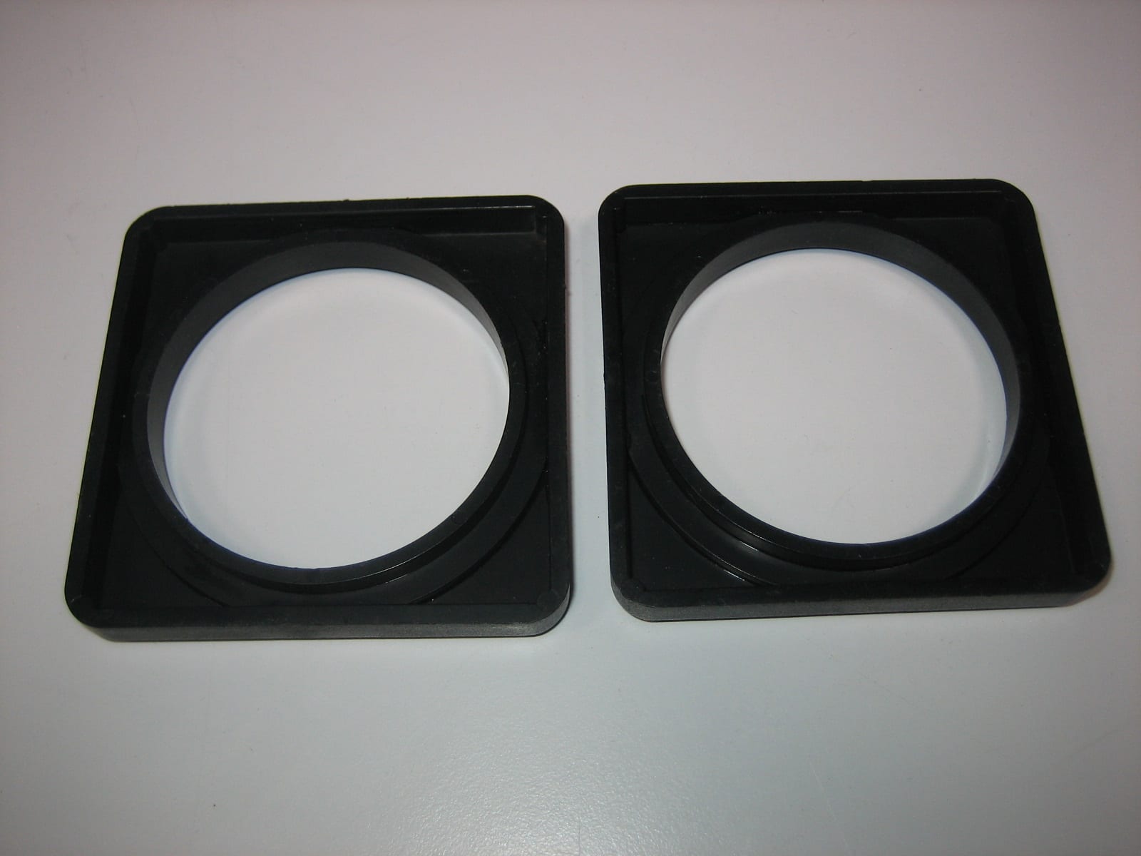 VDO *NEW LOT OF 2* 2" Square Boat Gauge Instrument Meter Bezel for Dash ...