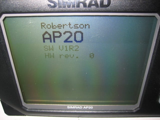 Simrad AP20 Autopilot Control Head/New LCD~22084594 -W/Suncover~Tested ...