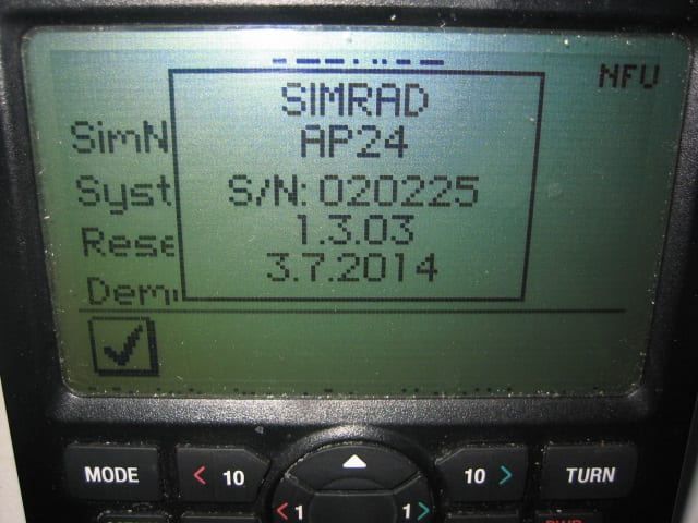 Simrad AP24 Autopilot Control Head in GREAT Condition - 22096614 ...