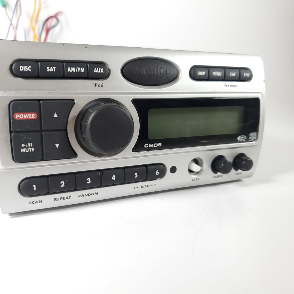 Clarion CMD5 - Marine Grade Boat Stereo Head Unit AM/FM Sirius XM Radio ...