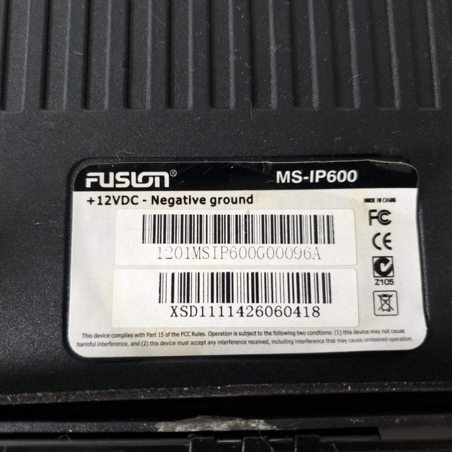 Fusion MS-IP600 True-Marine AM/FM Sirius Radio System for iPod - FOR ...