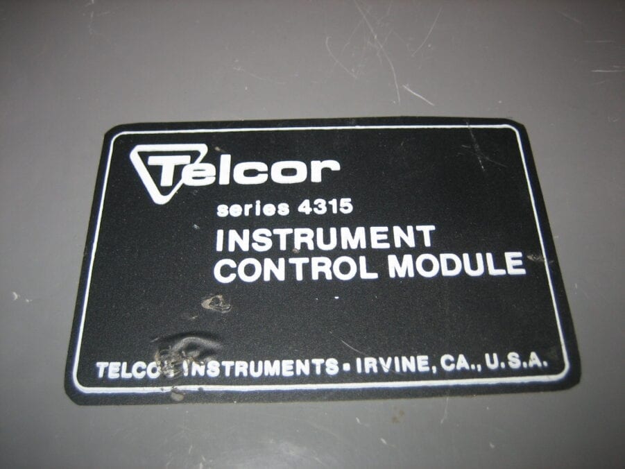 Telcor 4315 Instrument Control Panel - LOT OF 2 FOR PARTS/REPAIR - Max ...