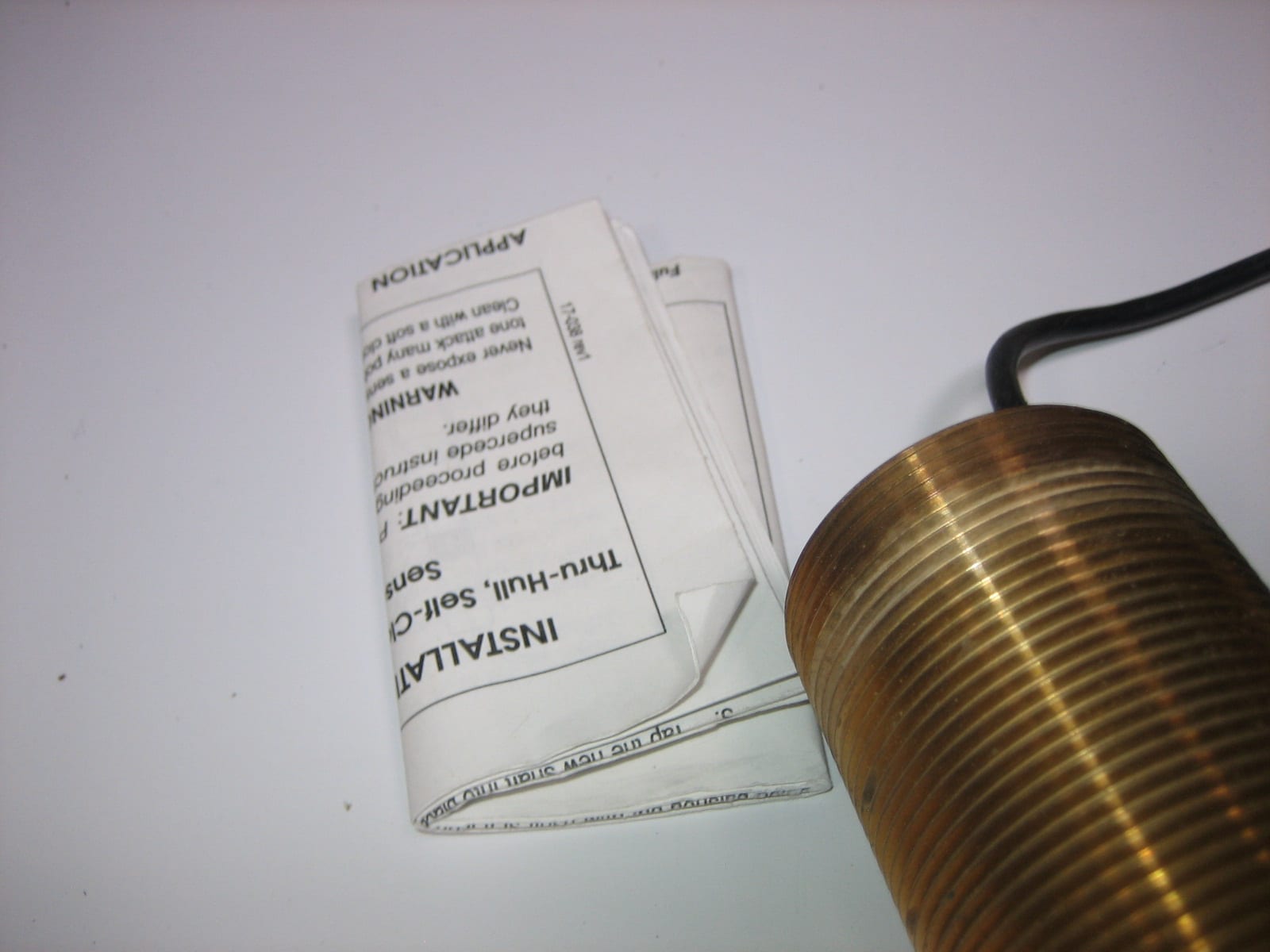 Raytheon Autohelm ST50 Bronze Transducer -Z118 B22 200 kHz 2 pin ...