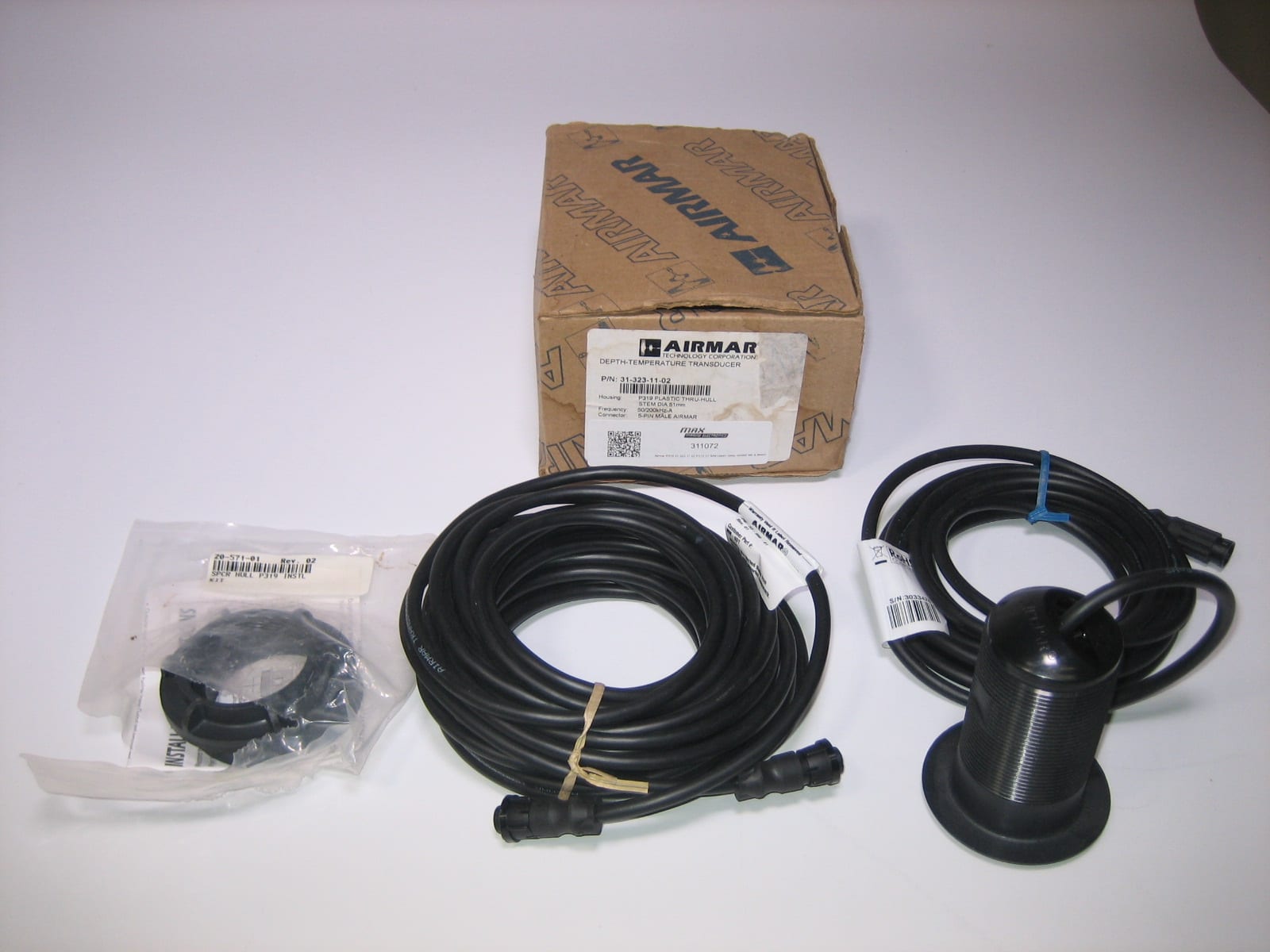 Garmin *NEW* P319 6-Pin 50/200 khz Transducer for GSD 20 21 22 & GPSmap ...