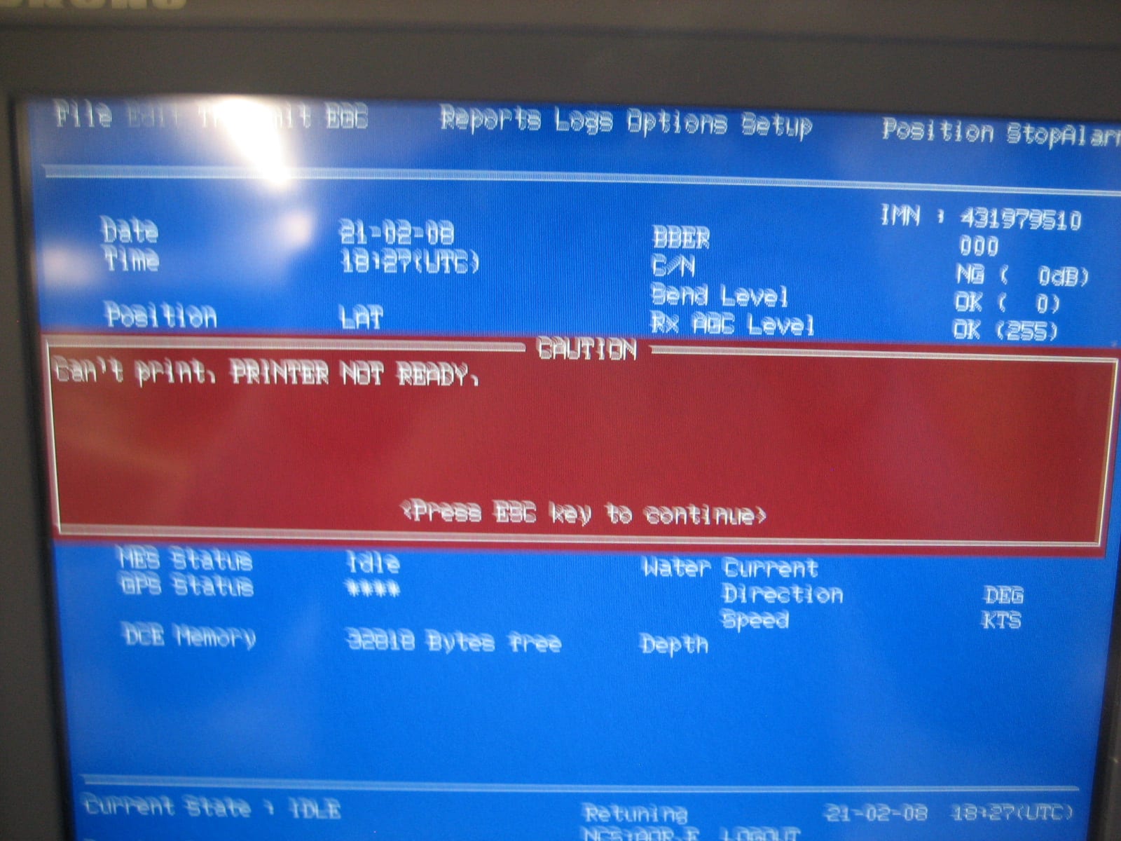 Furuno IC-215 Terminal Unit - Inmarsat-C Mobile Earth Station Felcom 15 ...