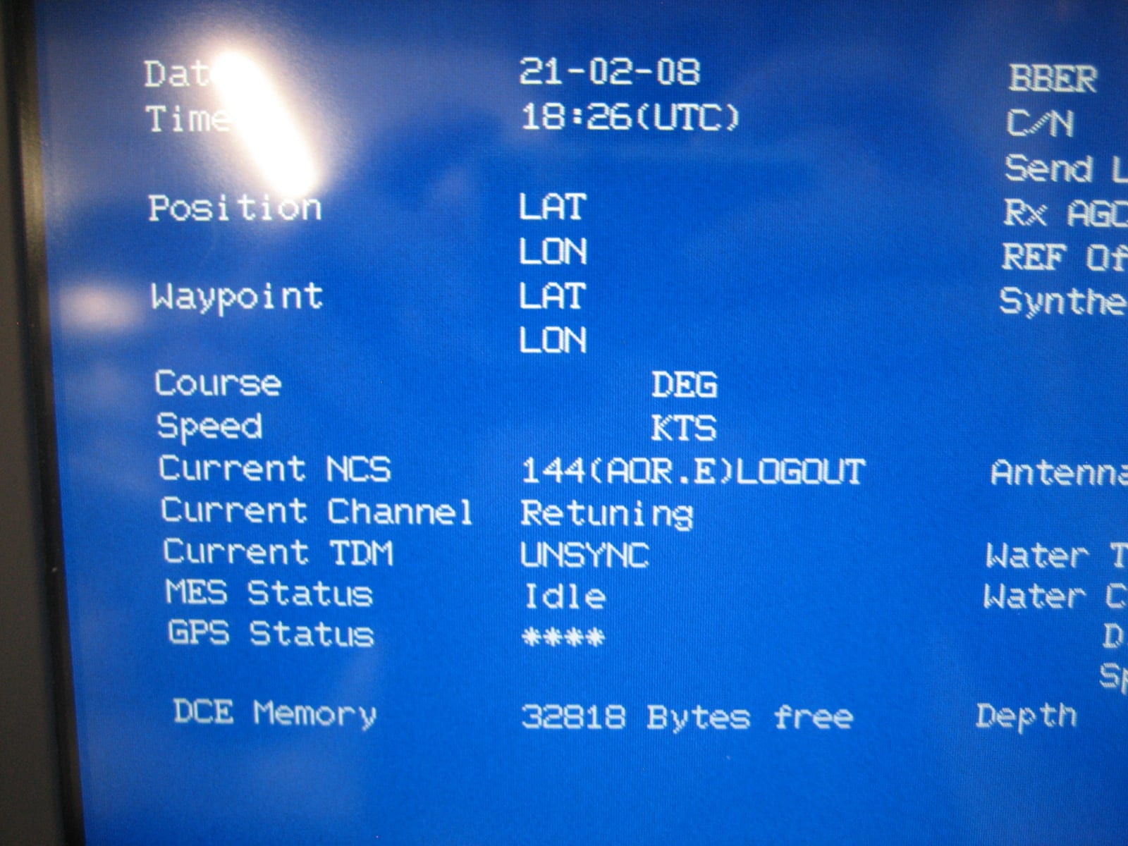 Furuno IC-215 Terminal Unit - Inmarsat-C Mobile Earth Station Felcom 15 ...