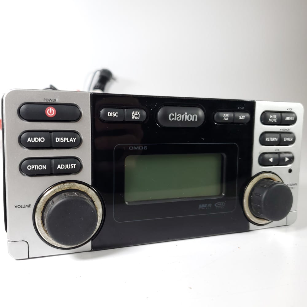 Clarion CMD6 - Marine CD AM/FM Sirius XM Radio Boat Stereo System - AS ...