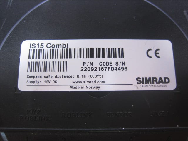 Simrad IS15 Combi Display // Tested W/90 DAY WARRANTY-Free Shipping ...