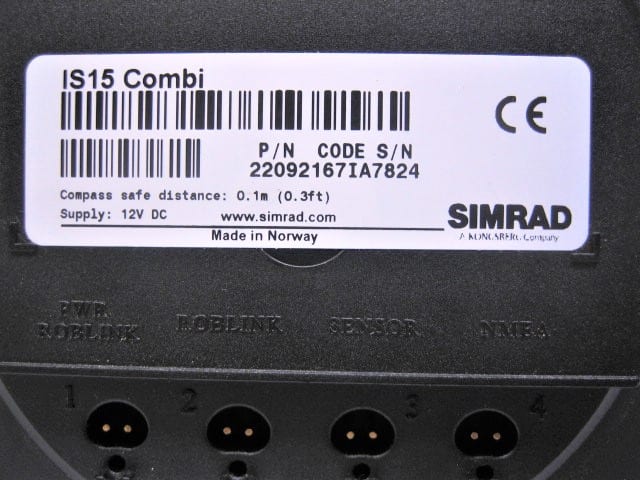 Simrad IS15 Combi Display - Tested with 90 DAY WARRANTY-Free Shipping ...