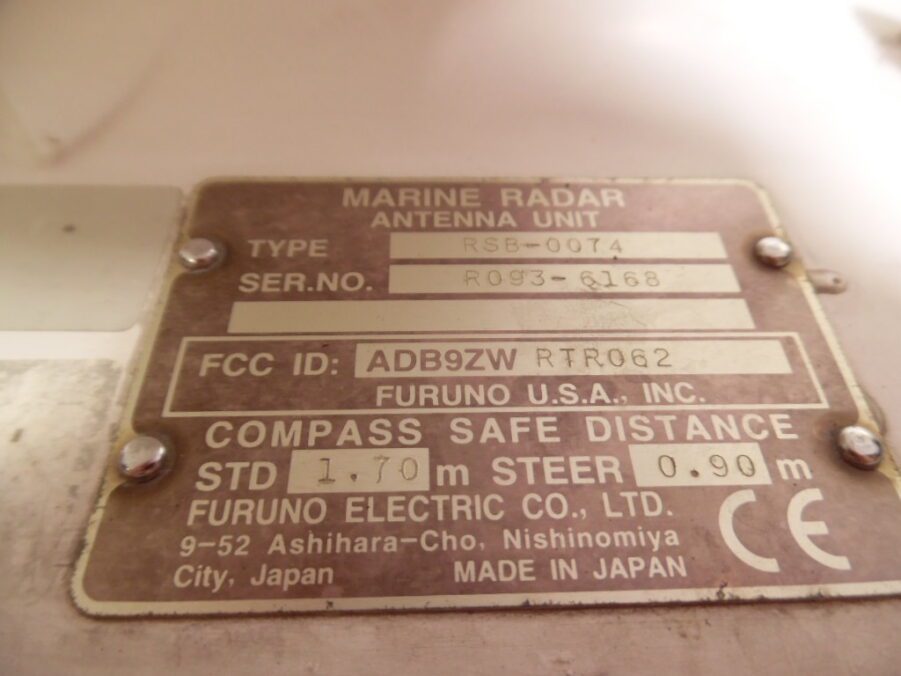 Furuno FR-2115BB Commercial Grade ARPA Black Box 12KW Radar System ...