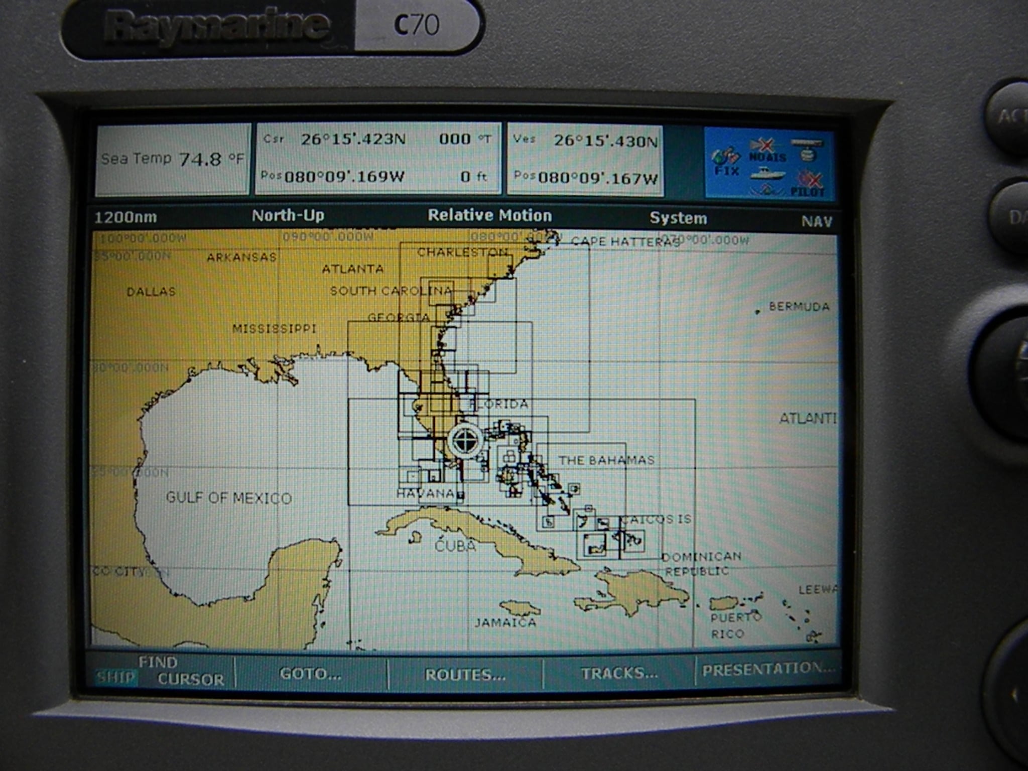 Raymarine C70 Classic Display + Suncover - Tested w/90 Day Warranty ...