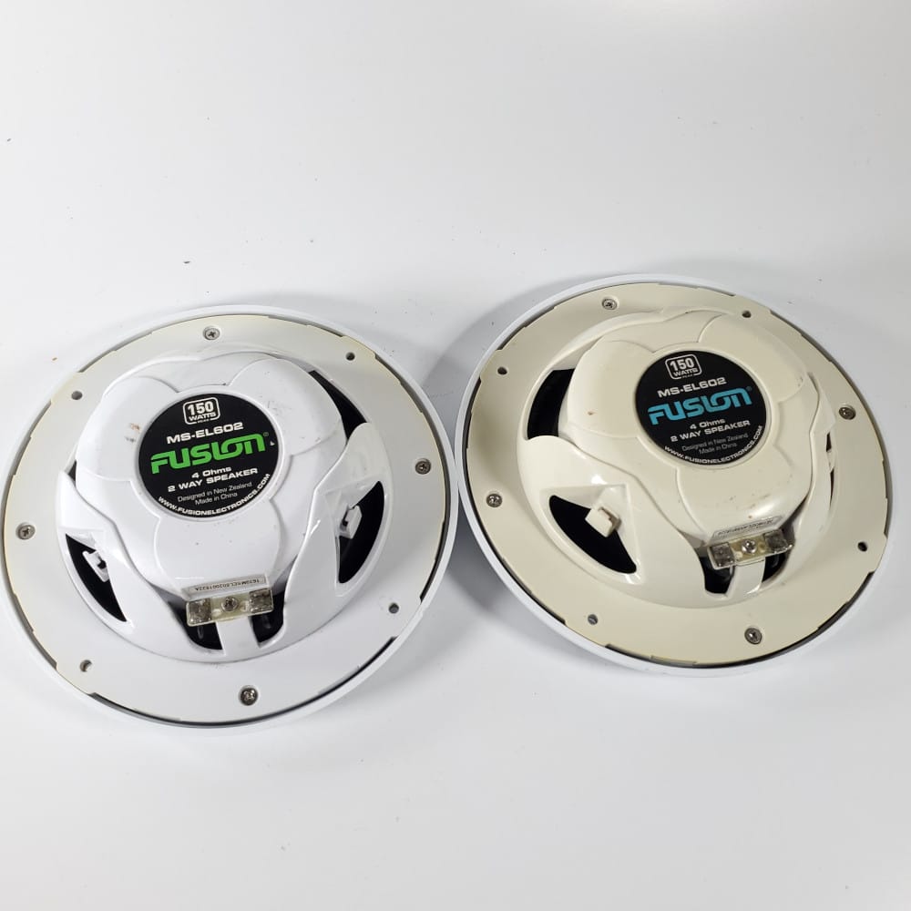 Fusion MS-EL602 - 6" 4ohm 150W Marine grade 2 Way Boat Speakers - PAIR ...