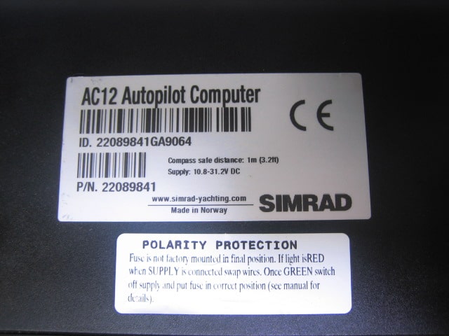 Simrad - AC12 Autopilot Computer - 22089841 - F AP24/AP28 ~ GOOD ...