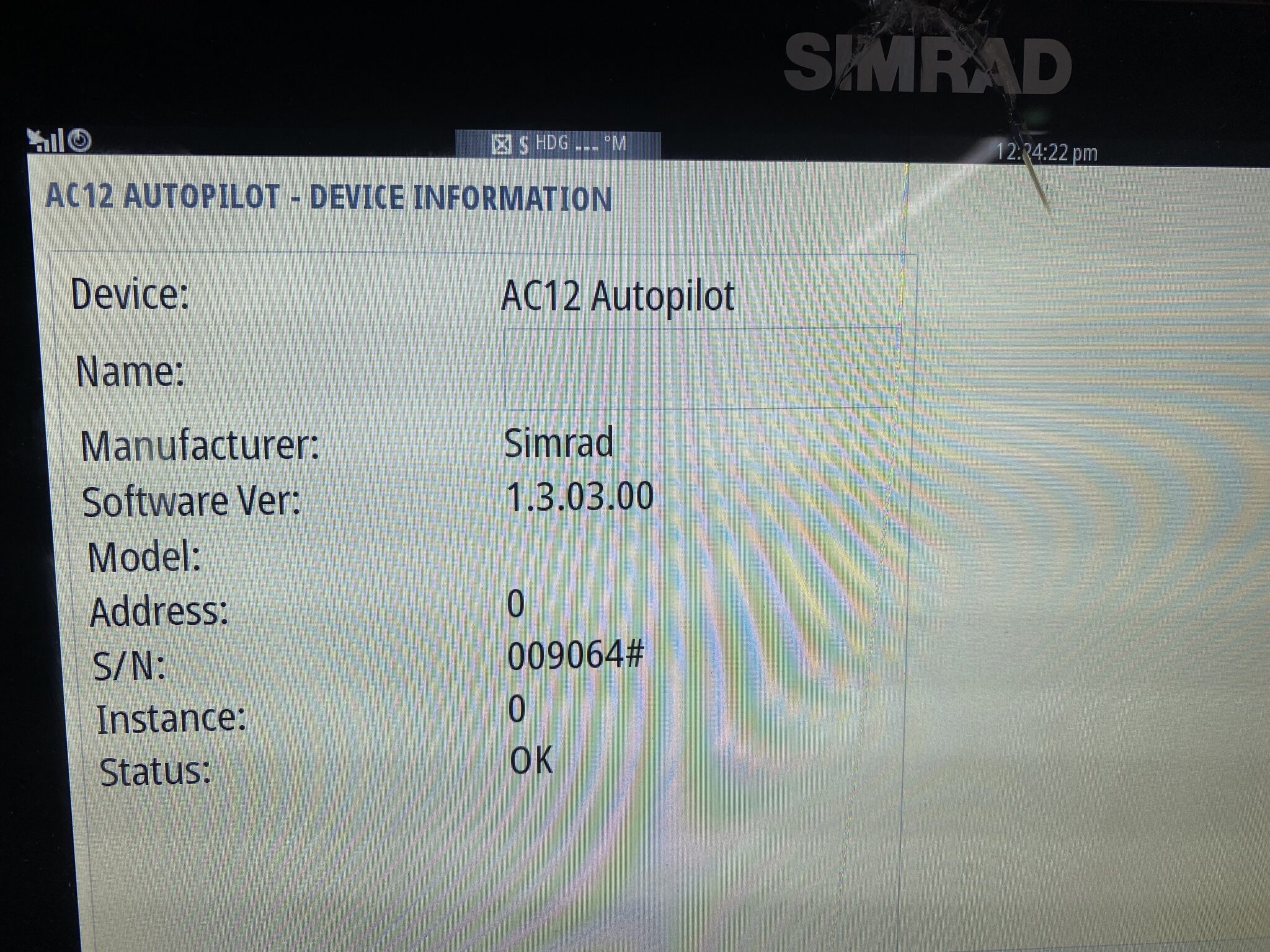 Simrad - AC12 Autopilot Computer - 22089841 - F AP24/AP28 ~ GOOD ...