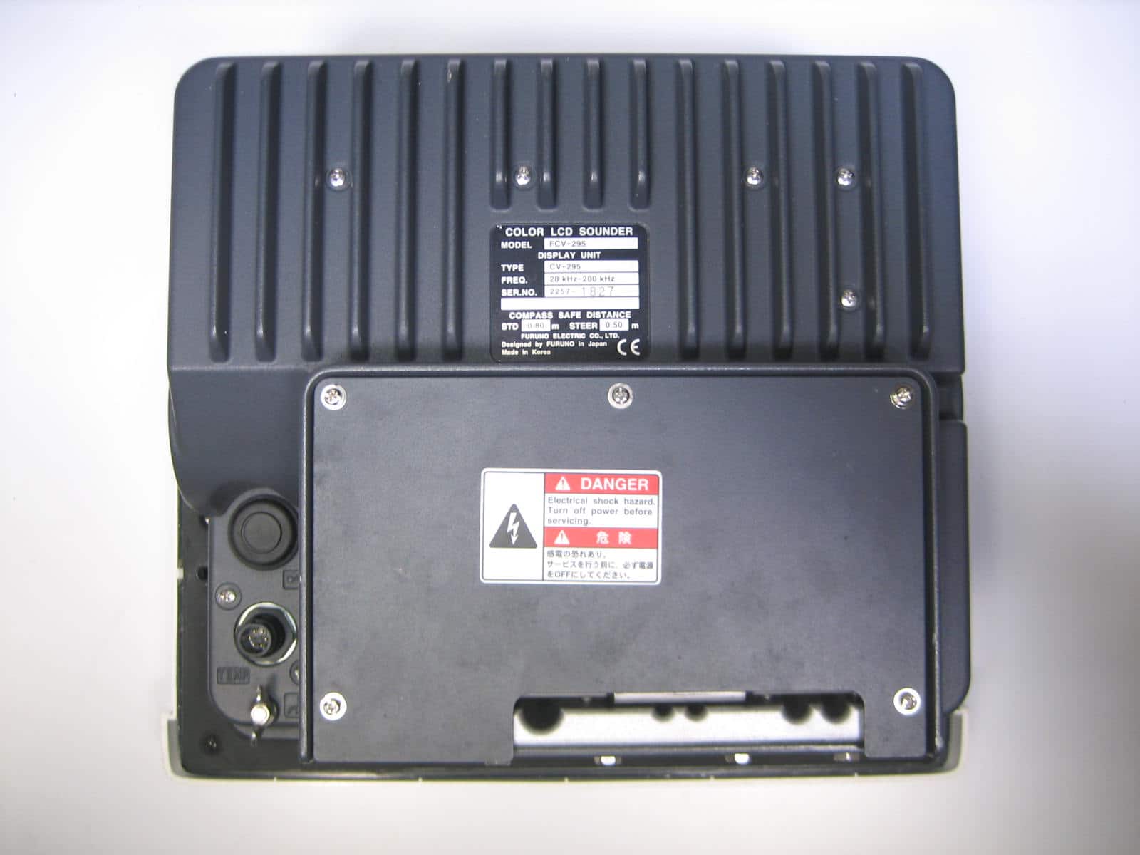 Furuno FCV-295 Color Screen 1,2 or 3 KW Sounder Fishfinder Display ...