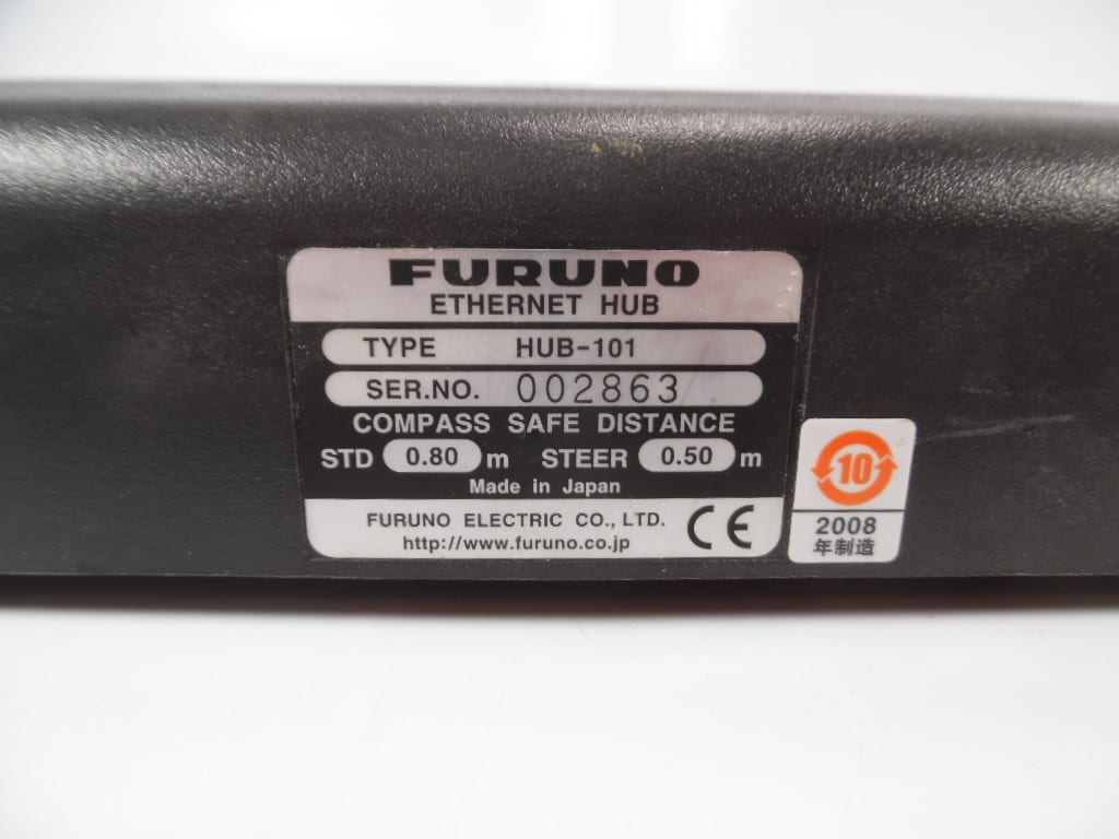 Furuno - HUB-101 - Ethernet Switch Hub F/ NavNet 3D TZ Ethernet ...