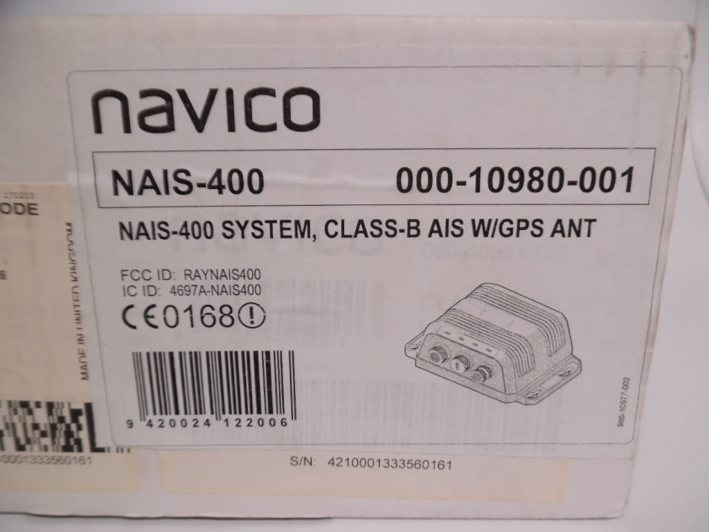 Simrad NAIS 400 Black Box Class B AIS Transceiver w/ Accessories ...