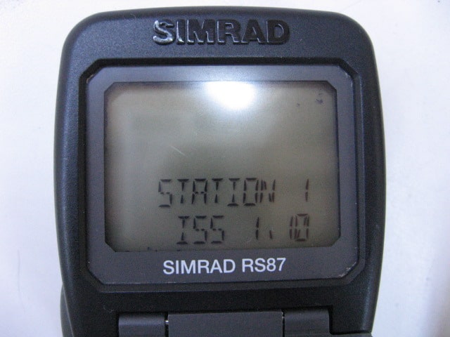 SIMRAD RS87 AHS87 Marine VHF Radio Handset with original cable Cable ...