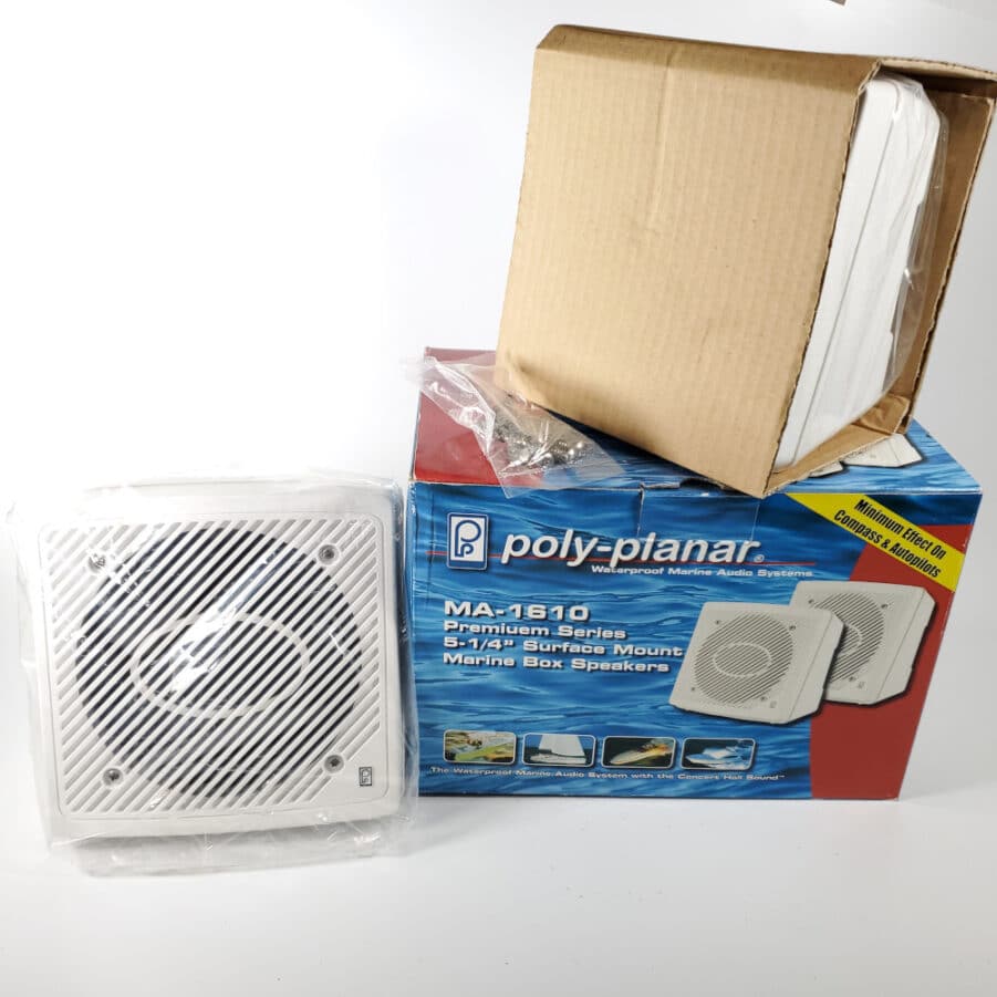 Poly Planar MA-1610 - 5-1/4" Marine Grade Surface Mount Boat Box ...