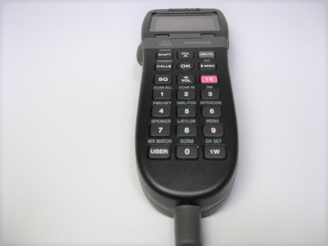 SIMRAD RS87 AHS87 Marine VHF Radio Handset Re-Built Cable Tested ...