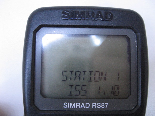 SIMRAD RS87 AHS87 Marine VHF Radio Handset Re-Built Cable Tested ...