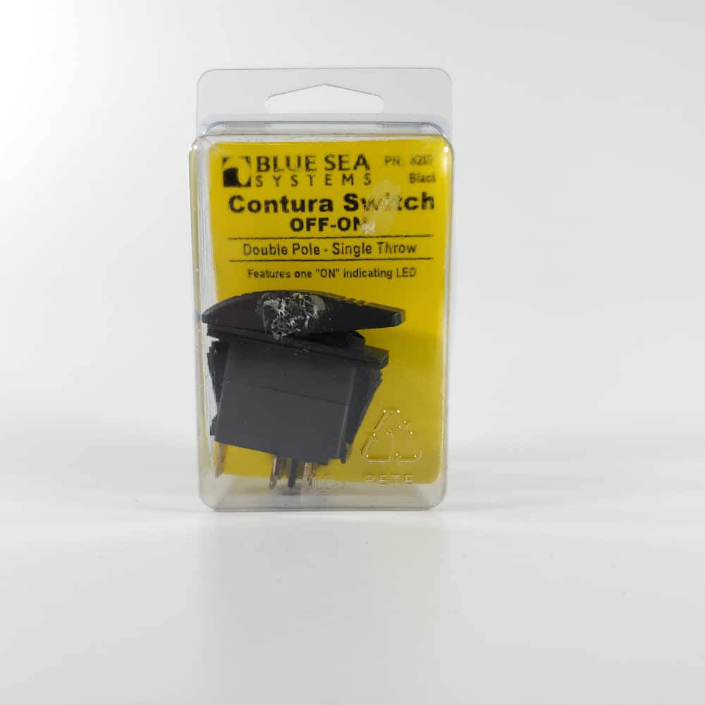 Blue Sea Systems 8287 - Contura Double Pole Single Throw 12-24v Marine ...