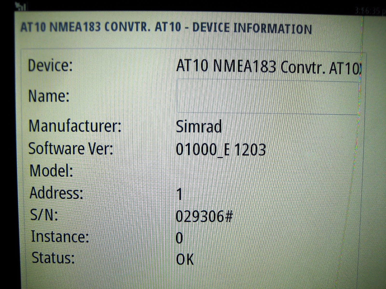 Simrad AT10 10Hz NMEA0183 to Simnet Converter 24006694 - (NEW) - Max ...