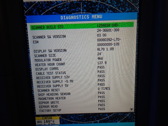 Raytheon RL70C Radar Display + 4kw M92652 Radar Dome - Complete Radar ...
