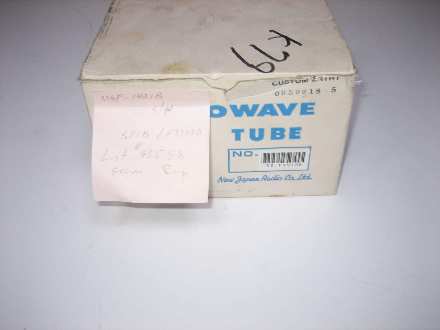 JRC X-Band Radar Magnetron - MSF1421B - 4kw - Max Marine Electronics