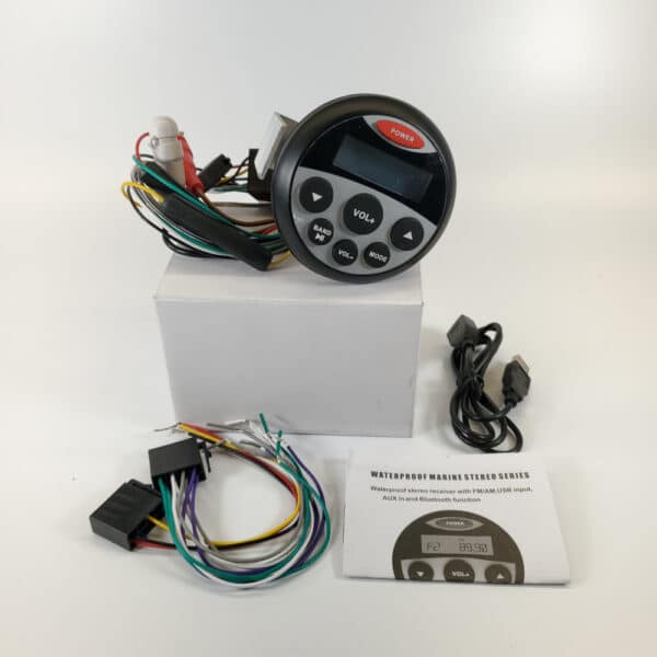 Hasda H-804 - Marine Grade AM/FM Bluetooth Mini Boat Radio - NEW OLD ...