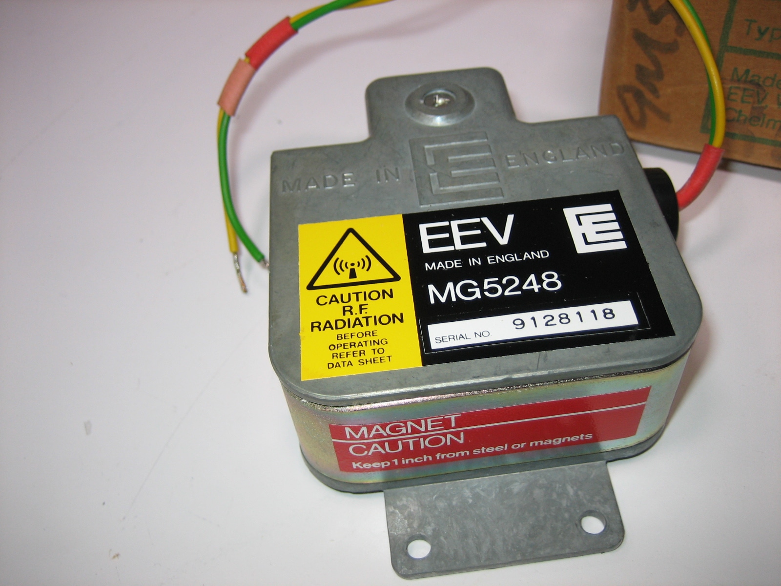 EEV Marconi Magnetron MG5248 4kw for Marine Radar Furuno - 000-116-121 ...