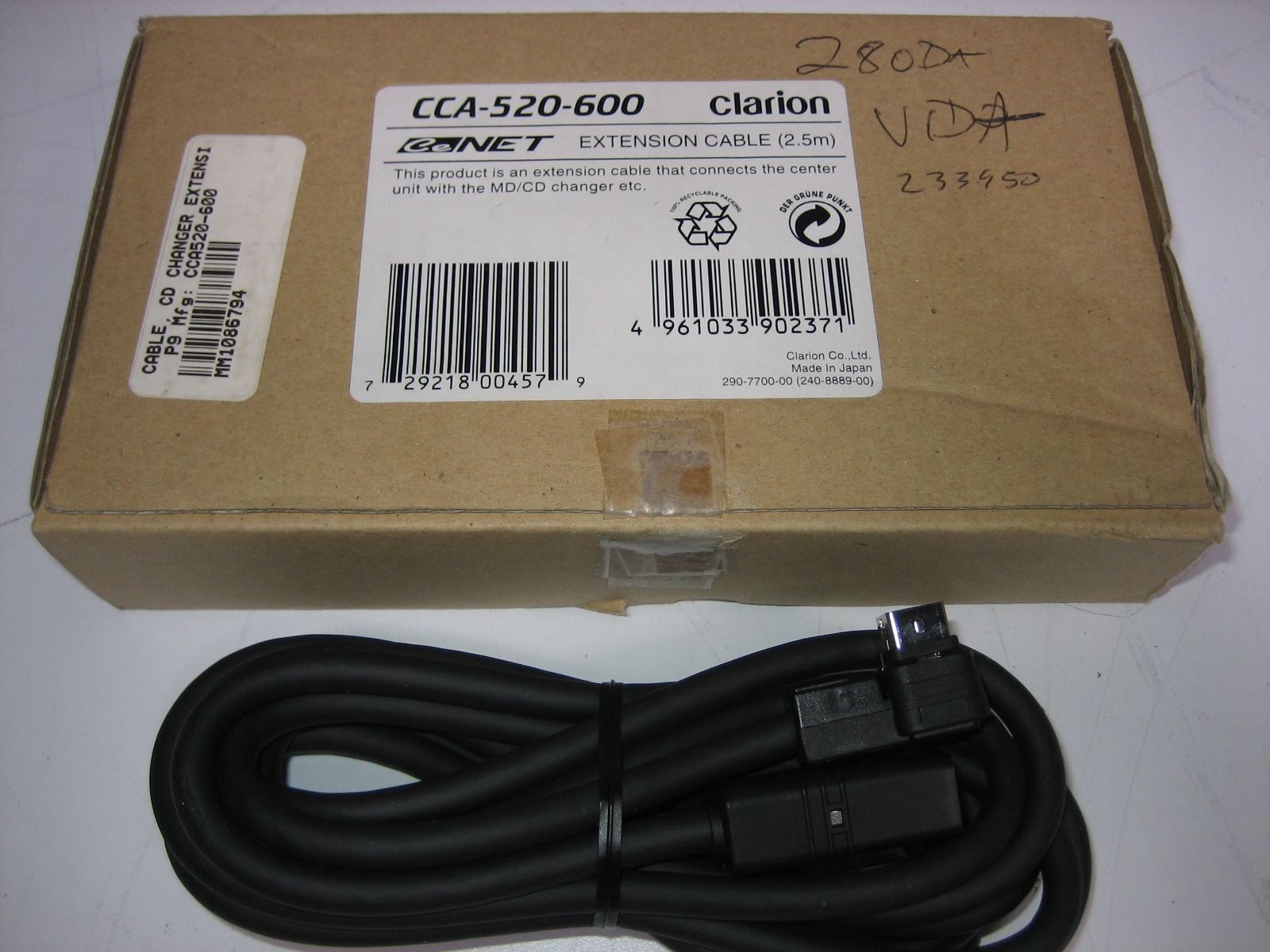 Clarion CeNET Cable - NEW - 8 Feet - CCA-520-600 - Male-Female 13 Pin ...