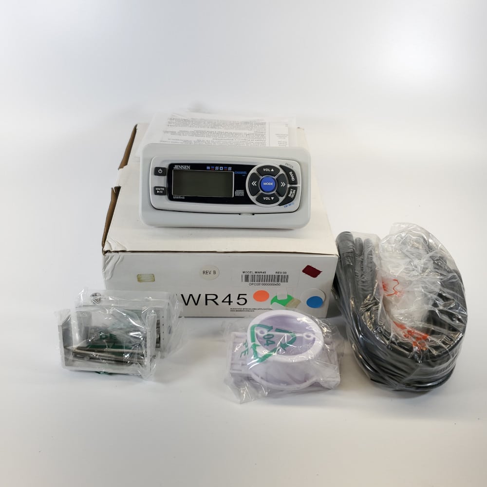 Jensen Boat MWR45 - Marine Stereo Wired Remote w/ Extension Cable NEW ...
