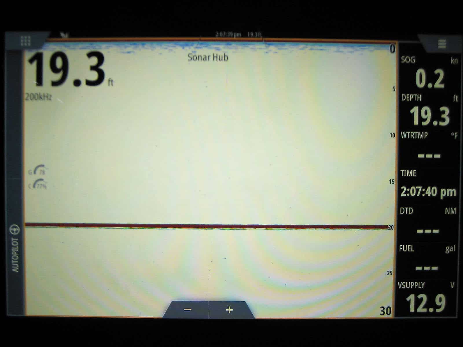 Simrad Sonar Hub Module w/Cable ~ Good Condition W/ 90 Day Warranty ...