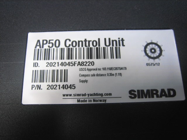 Simrad-AP50 Control Head F~J50 Autopilot System-TESTED-90 DAY WARRANTY ...