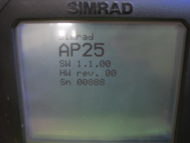 Simrad AP25 Autopilot Control Head ~ 2208781-Excel. Condition BENCH ...