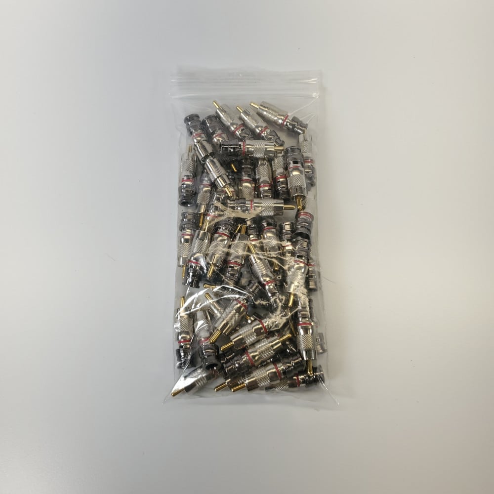 Liberty Cable CM-RG59U-RCA - RCA RG59 Coax Cable Connectors - LOT OF 44 ...