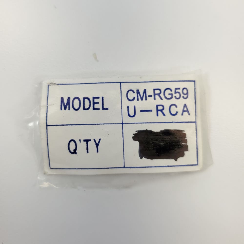 Liberty Cable CM-RG59U-RCA - RCA RG59 Coax Cable Connectors - LOT OF 44 ...