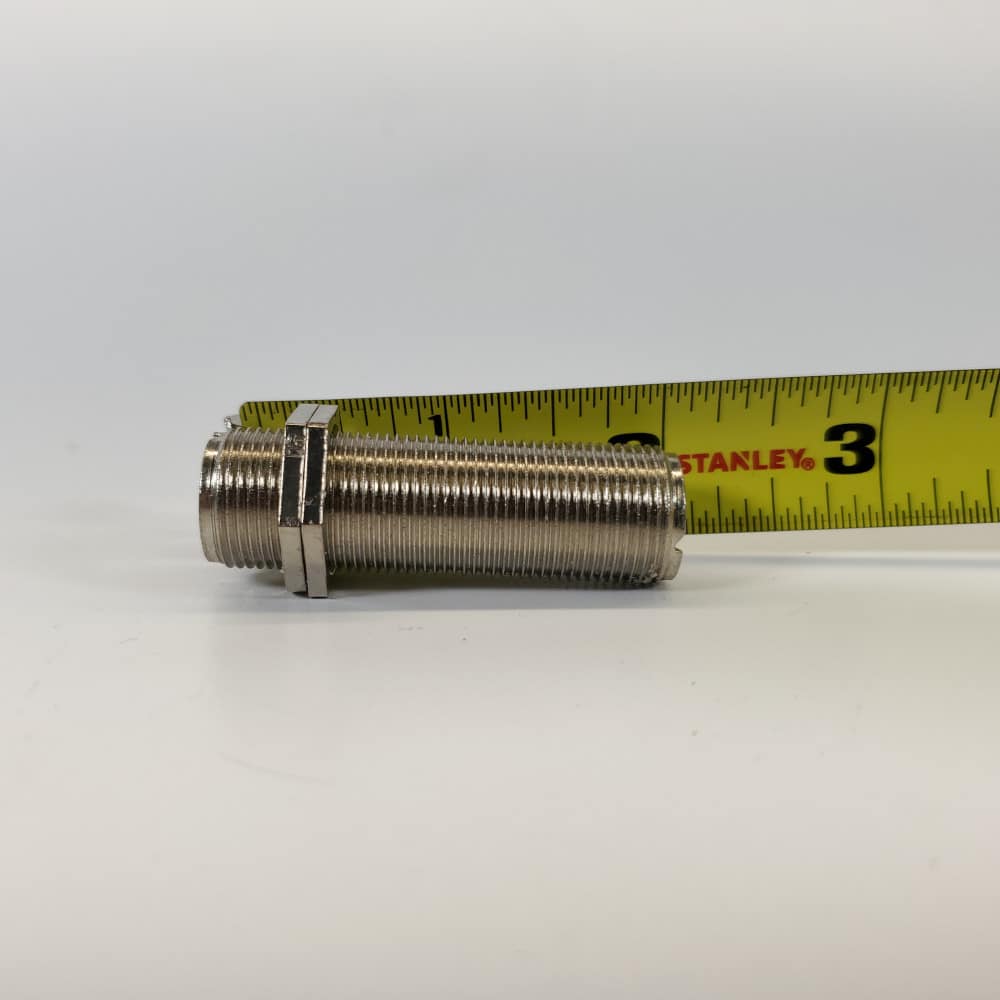 UHF PL258L 2 Inch Long Double Female Barrel Bulkhead Connectors - LOT ...