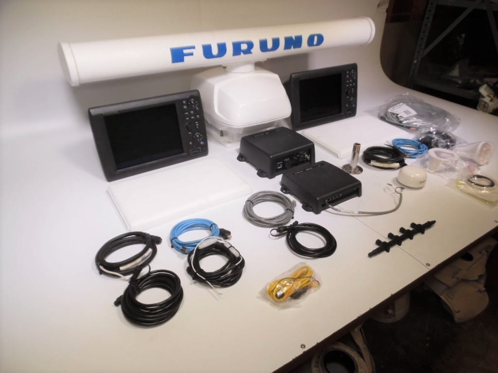 Furuno Dual Navnet 3D MFD12 w/ DRS6A GPS19x DFF1 HUB-101 SYSTEM Tested ...