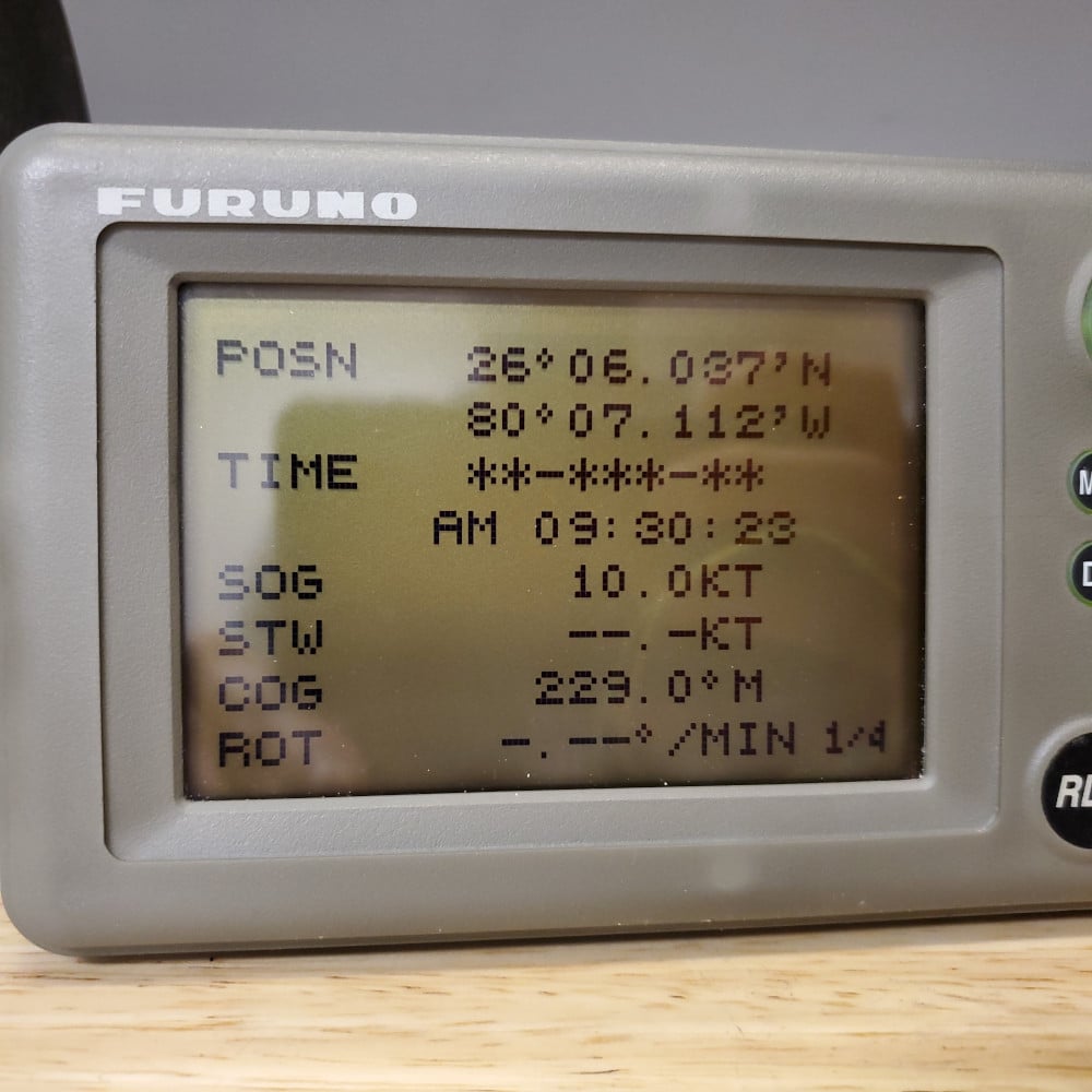 Furuno RD-30 - Remote Display Navigational Data Organizer NMEA 0183 ...