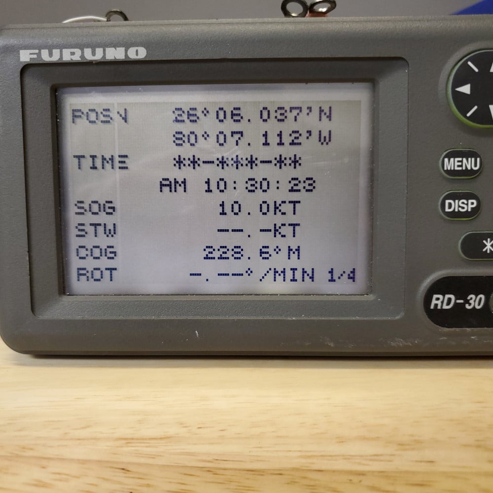 Furuno - RD-30 Remote Display Navigational Data Organizer NMEA 0183 ...