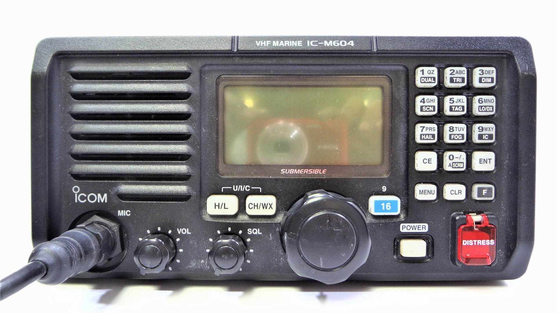 Icom IC-M602 Marine VHF Radio Transceiver Unit w/ Detachable HM-126RB ...