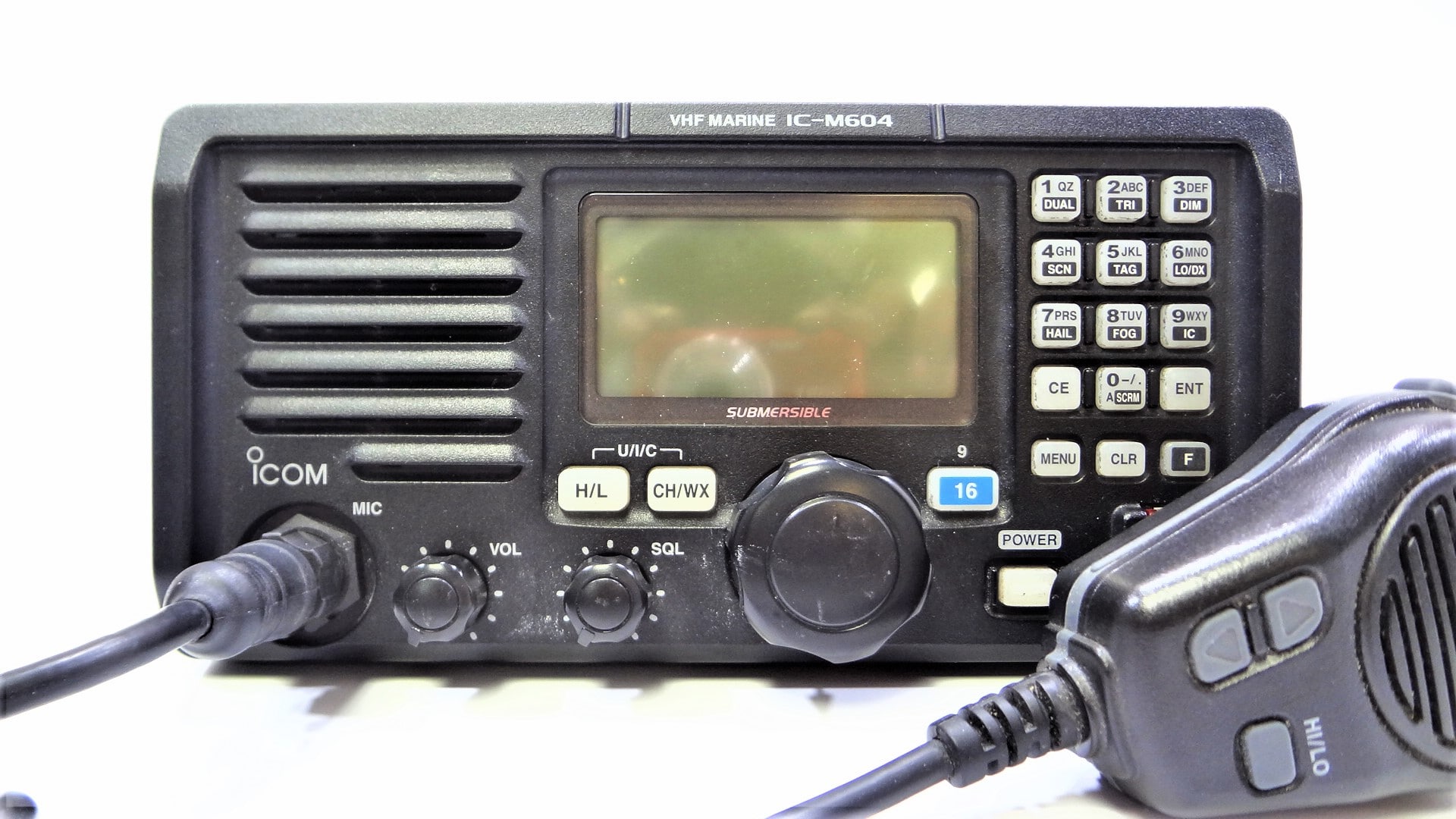 Icom IC-M602 Marine VHF Radio Transceiver Unit w/ Detachable HM-126RB ...