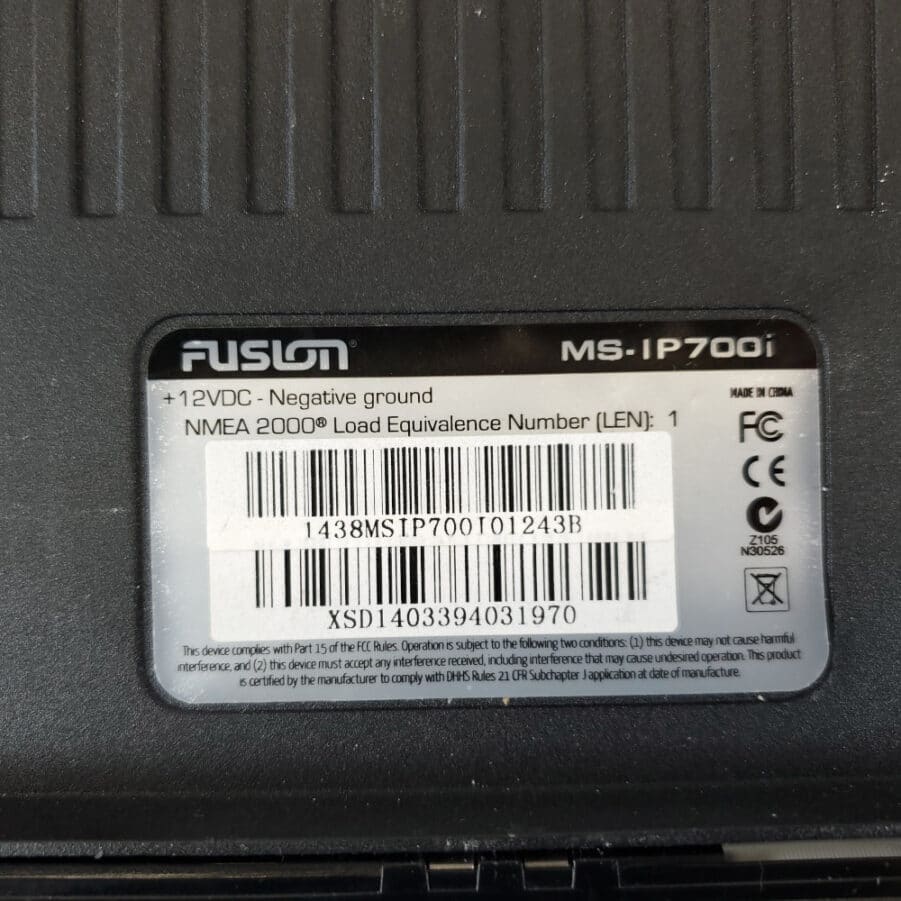 Fusion MS-IP700i - True Marine Entertainment System AM/FM Sirius Boat ...
