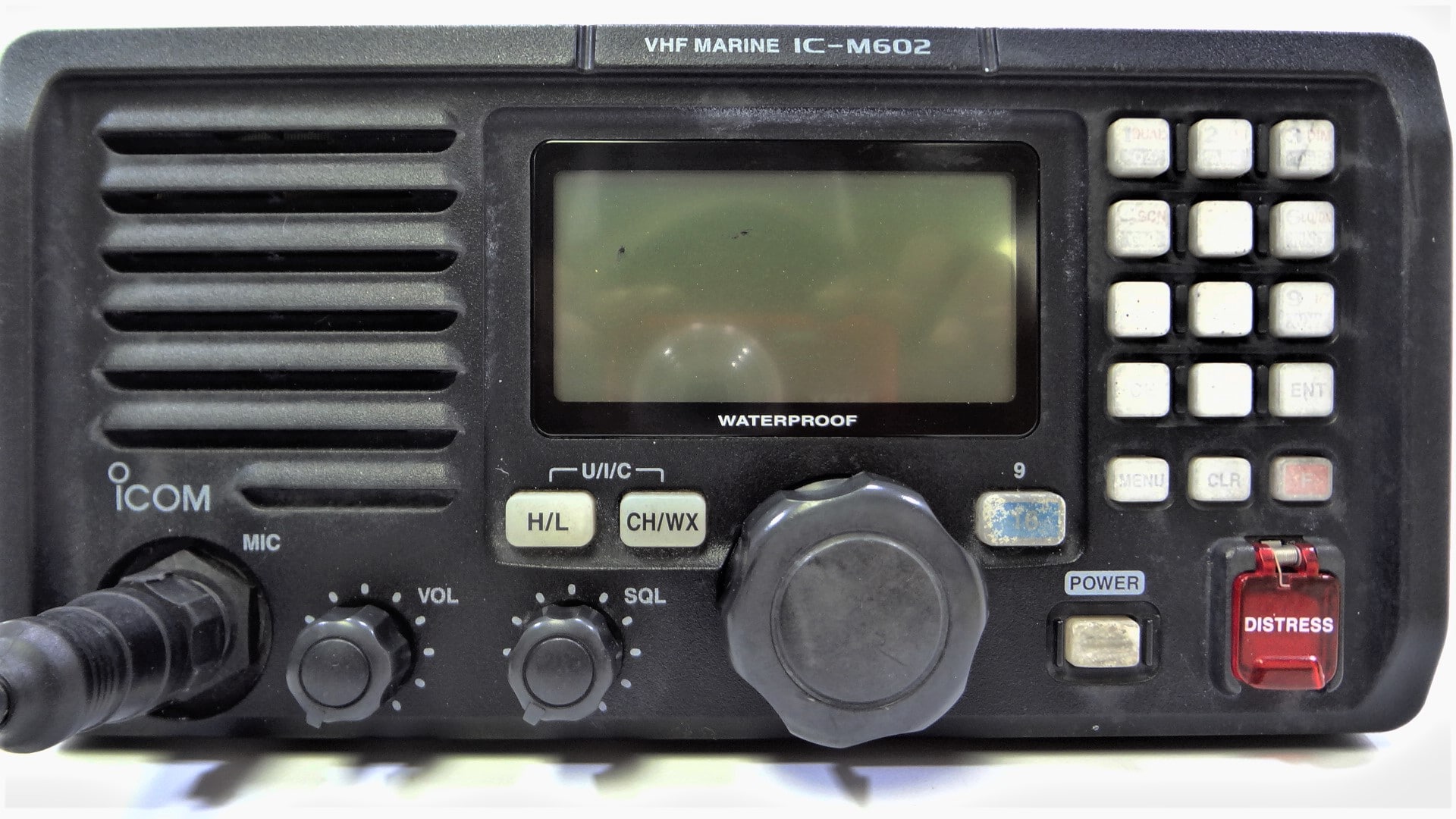 Icom IC-M602 Marine VHF Radio Transceiver Unit w/ Detachable HM-126RB ...