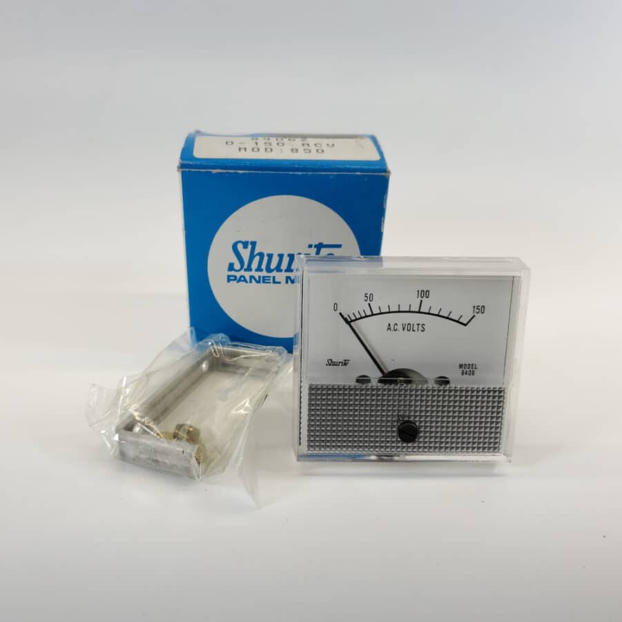 Shurite Model 850 AC Volt Panel Meter 0 to 150 V - 8406Z - NEW OLD ...