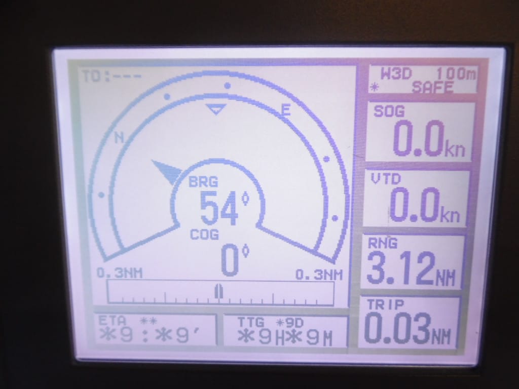 Furuno GP-150 GPS/WAAS Navigator Display w/ Power Cable - Tested Good ...